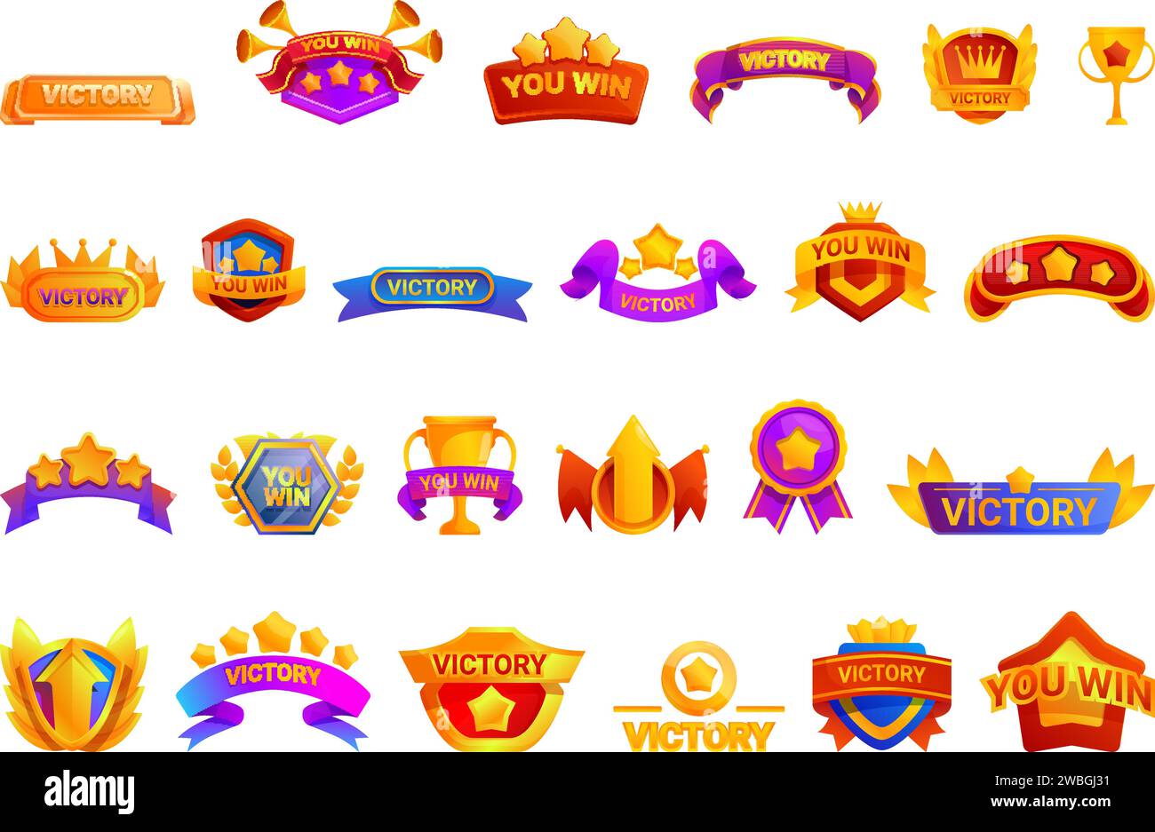 Victory popup Cut Out Stock Images & Pictures - Alamy