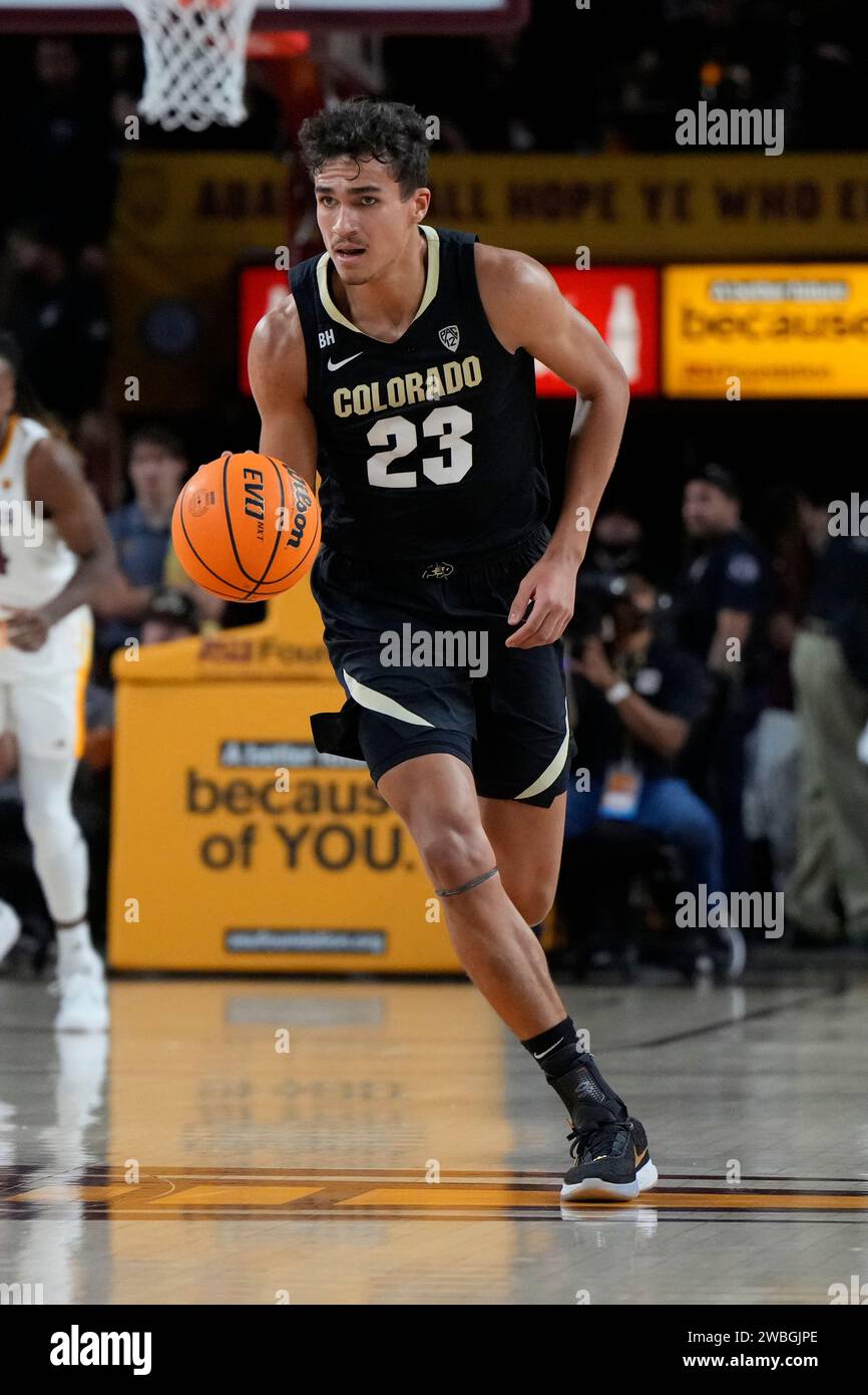 Colorado forward Tristan da Silva (23) during the first half of an NCAA ...