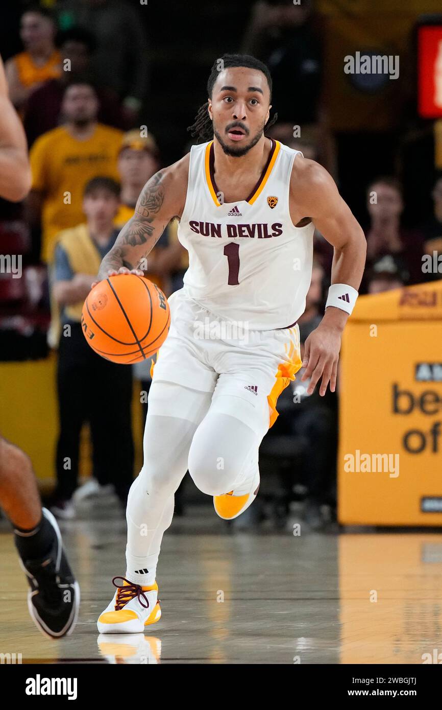 Arizona State guard Frankie Collins (1) during the first half of an ...