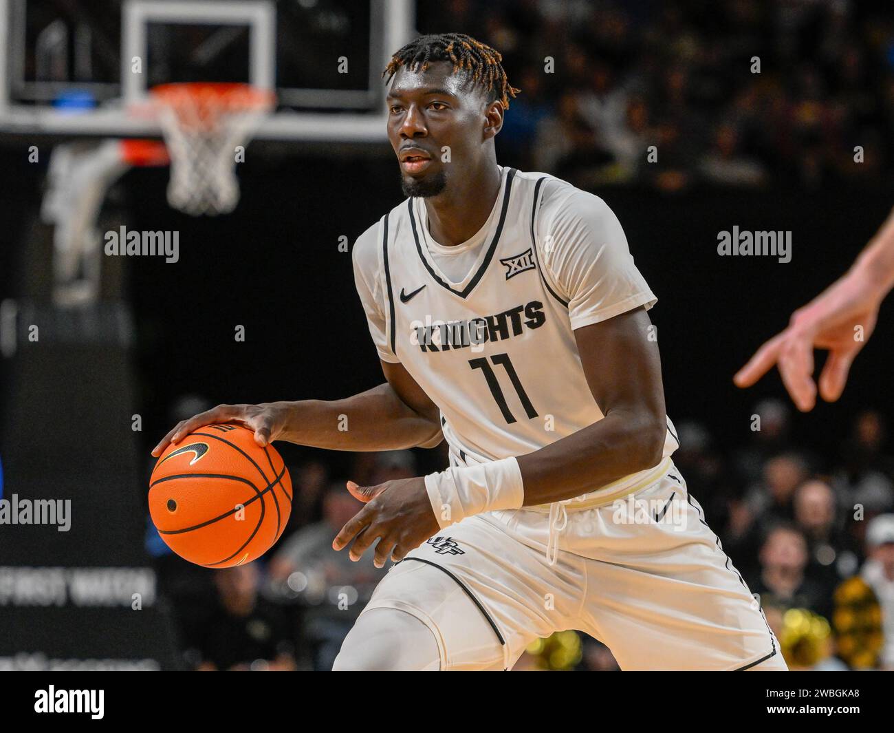Orlando, FL, USA. 10th Jan, 2024. UCF Knights forward Ibrahima Diallo ...