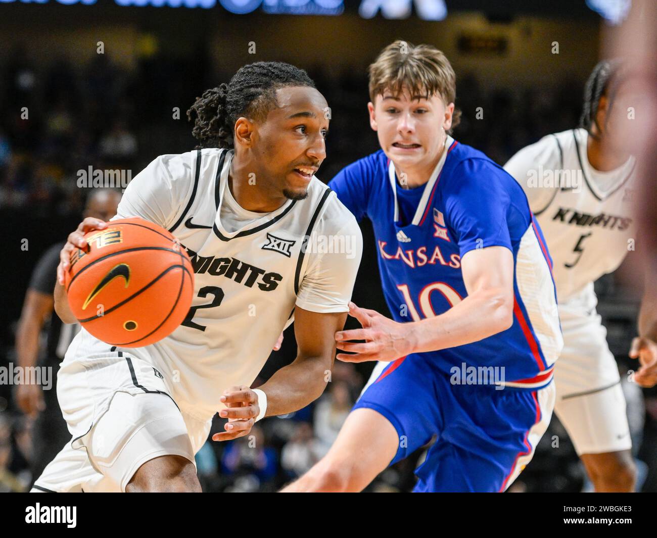 Orlando, FL, USA. 10th Jan, 2024. UCF Knights guard Shemarri Allen (2 ...