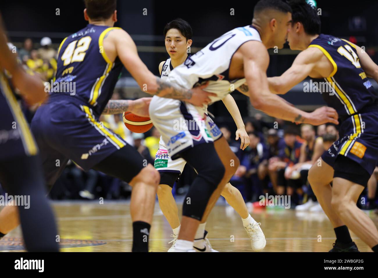 Yokohama Budokan, Kanagawa, Japan. 10th Jan, 2024. Yuki Kawamura (B-Corsairs), JANUARY 10, 2024 ...