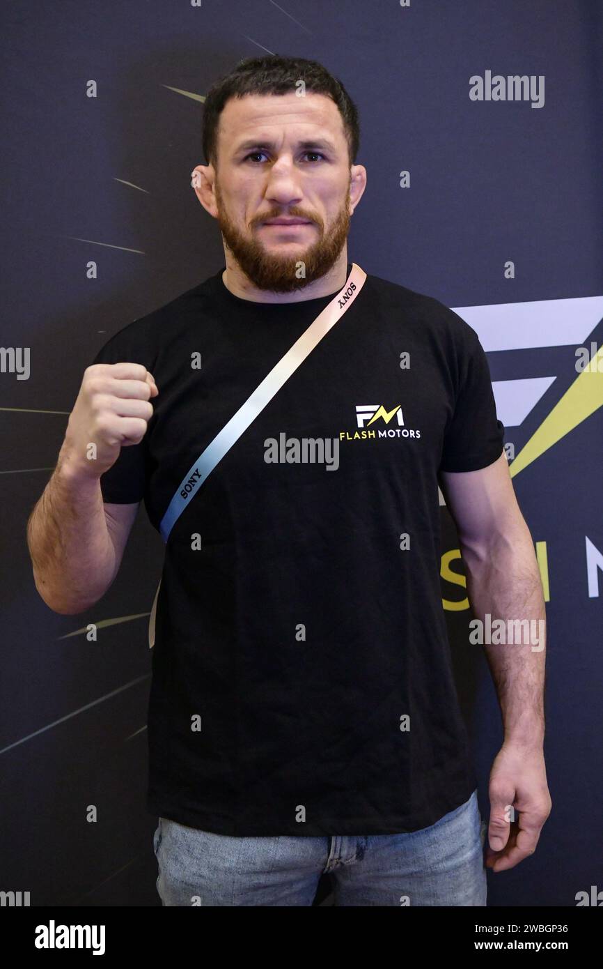 Las Vegas, NV, USA. 10th Jan, 2024. Merab 'The Machine' Dvalishvili at ...