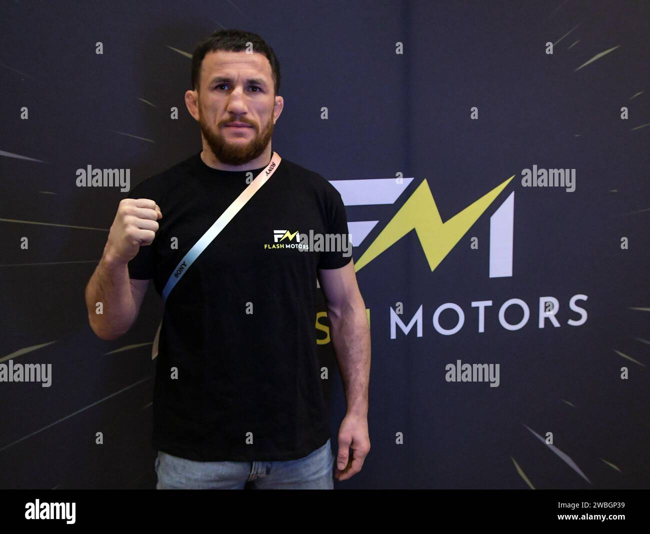 Las Vegas, NV, USA. 10th Jan, 2024. Merab 'The Machine' Dvalishvili at ...