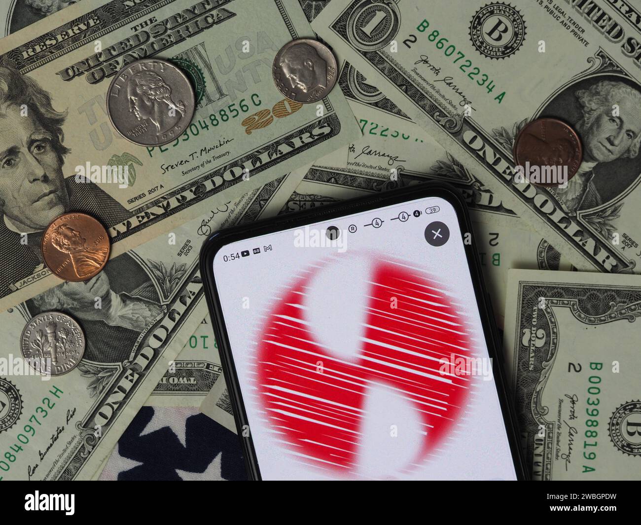 Germany. 11th Jan, 2024. In this photo illustration, an Osmeta Inc ...