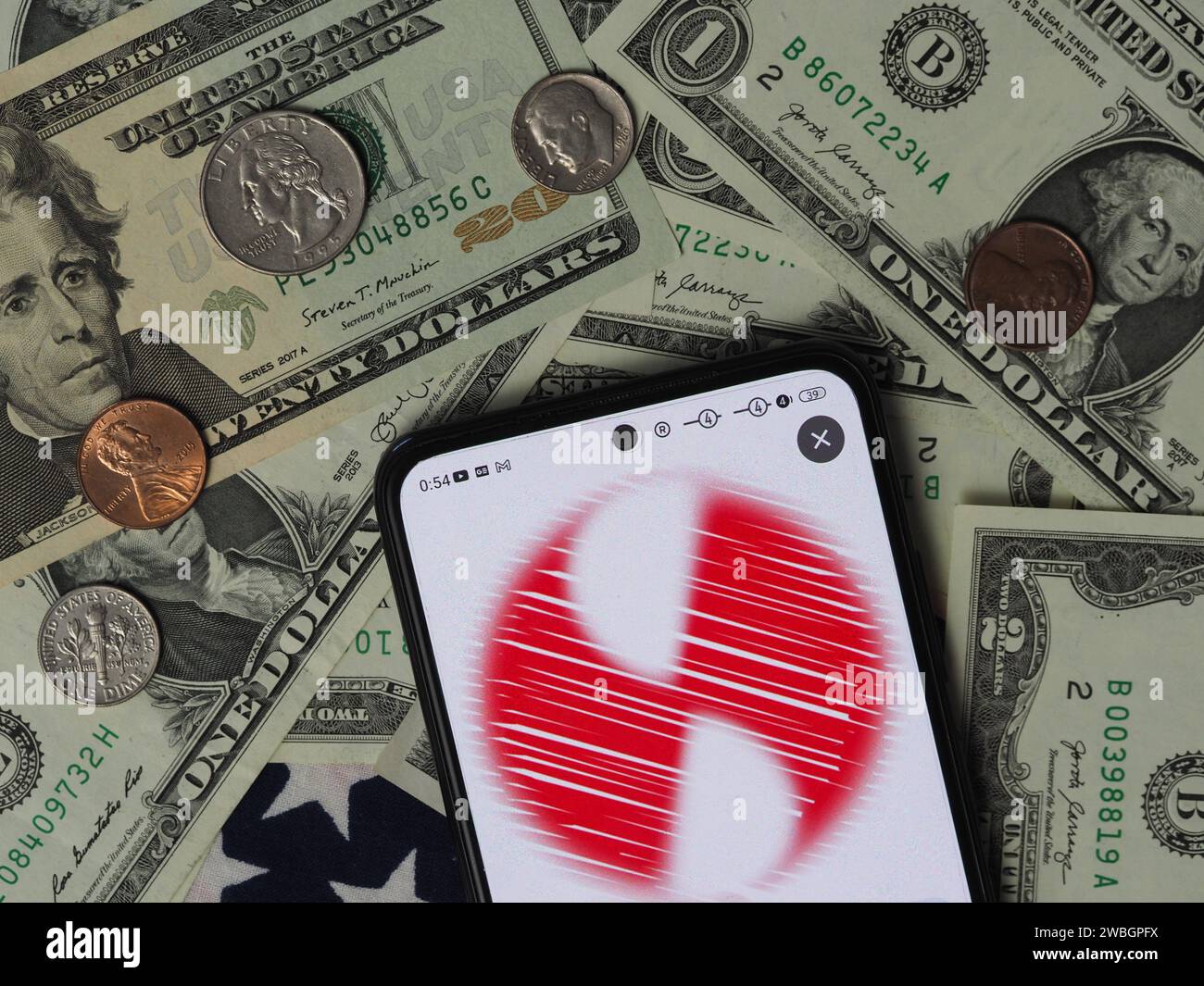 Germany. 11th Jan, 2024. In this photo illustration, an Osmeta Inc ...