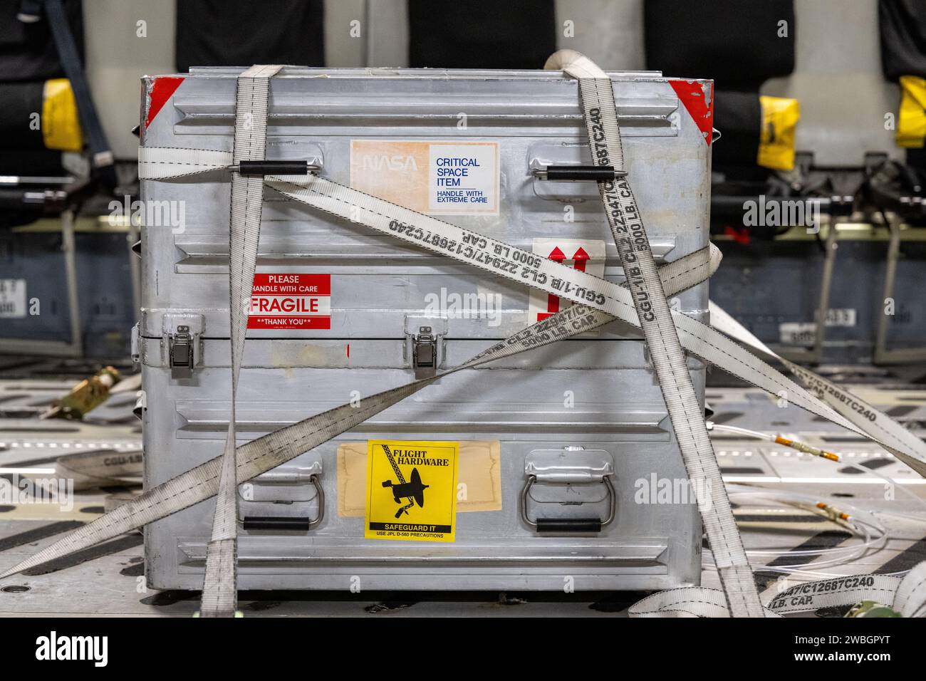 A container with the science canister from NASA’s OSIRIS-REx mission is ...