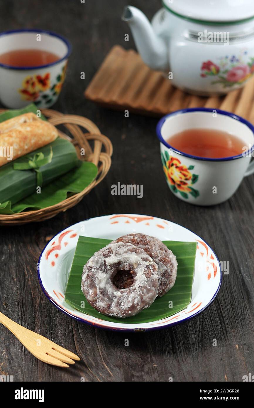 Jalabria or Jalabiya, Donut Ring Shape Snack made from Sticky Rice ...
