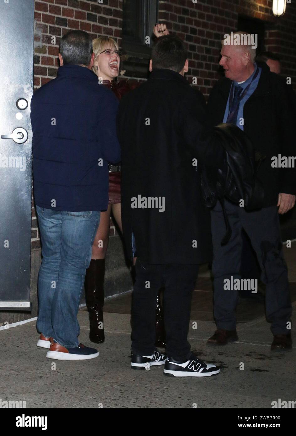 New York, NY, USA. 10th Jan, 2024. Renee Rapp seen at The Late Show ...