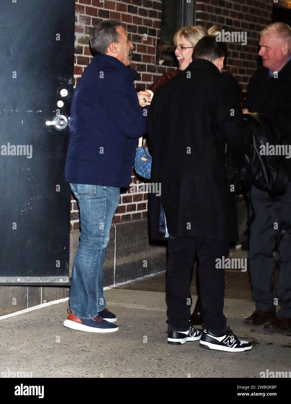 New York, NY, USA. 10th Jan, 2024. Renee Rapp seen at The Late Show ...