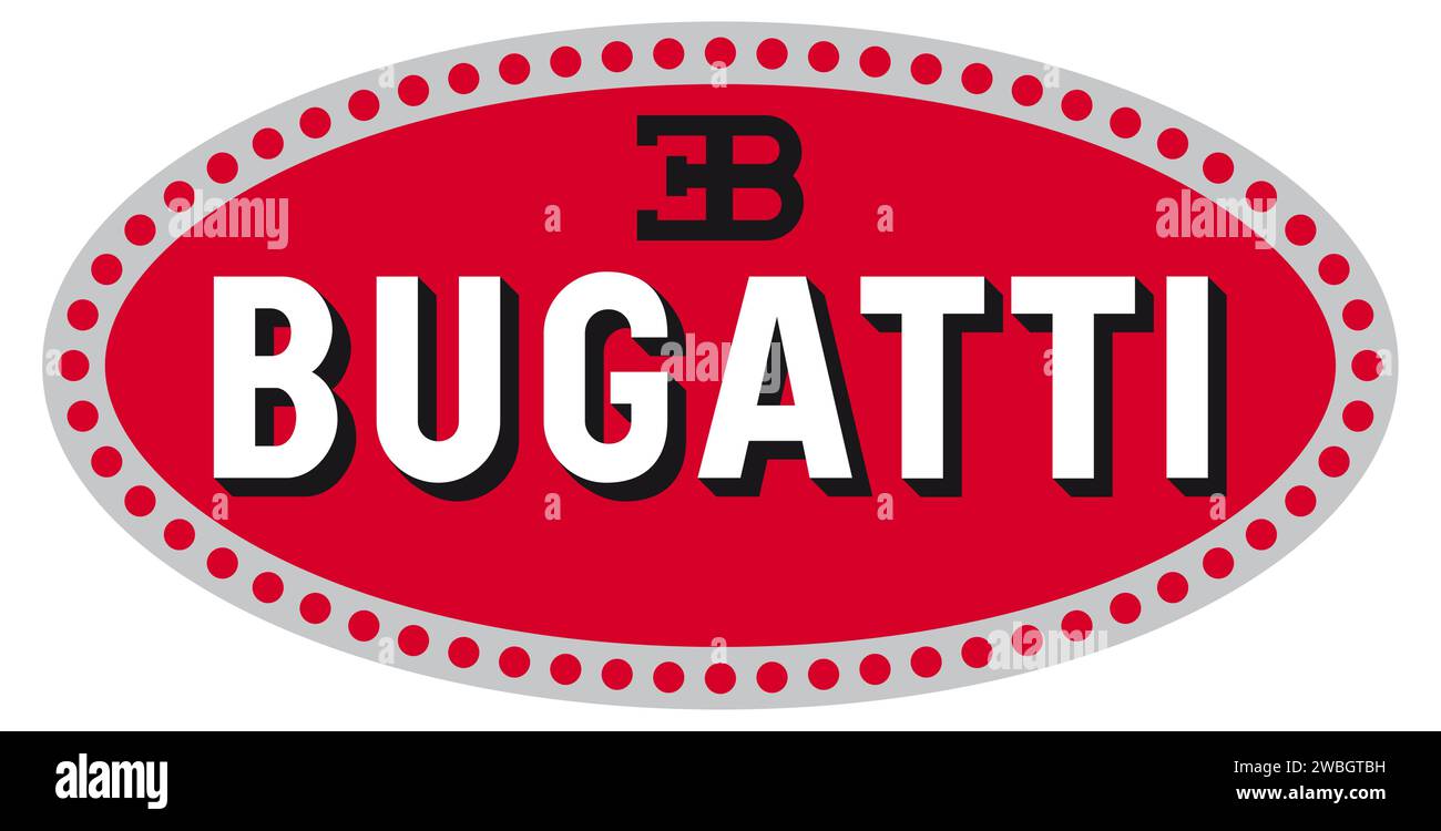 Bugatti car logo vector illustration Stock Vector Image & Art - Alamy