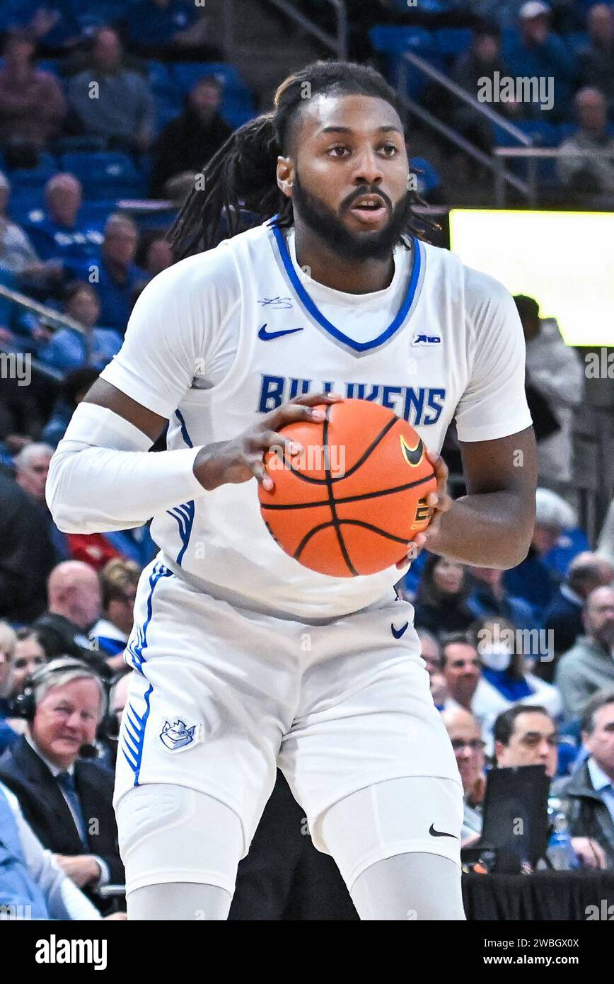 JANUARY 10, 2024: Saint Louis Billikens forward Terrence Hargrove Jr ...