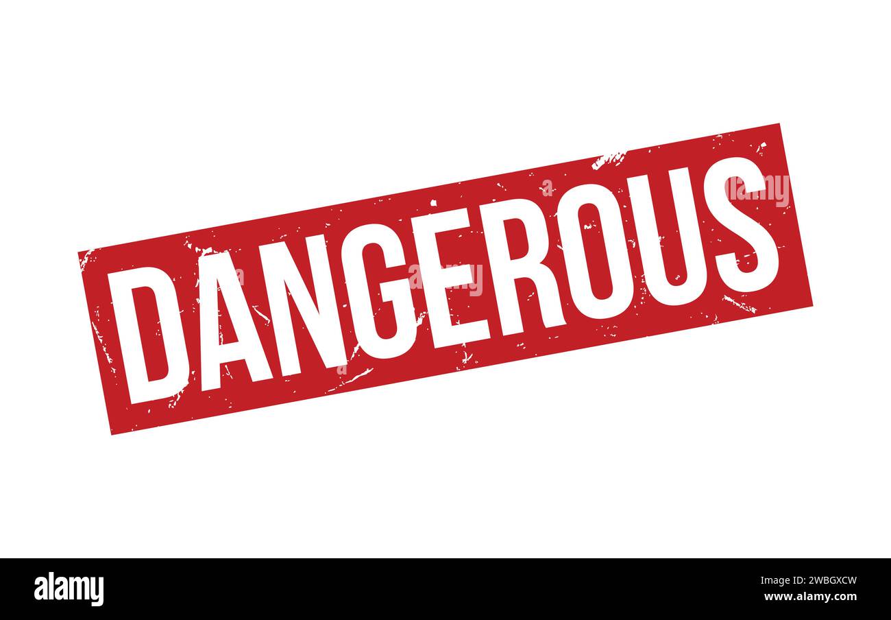 Dangerous Stamp. Dangerous Rubber grunge Stamp Seal Stock Vector Image ...