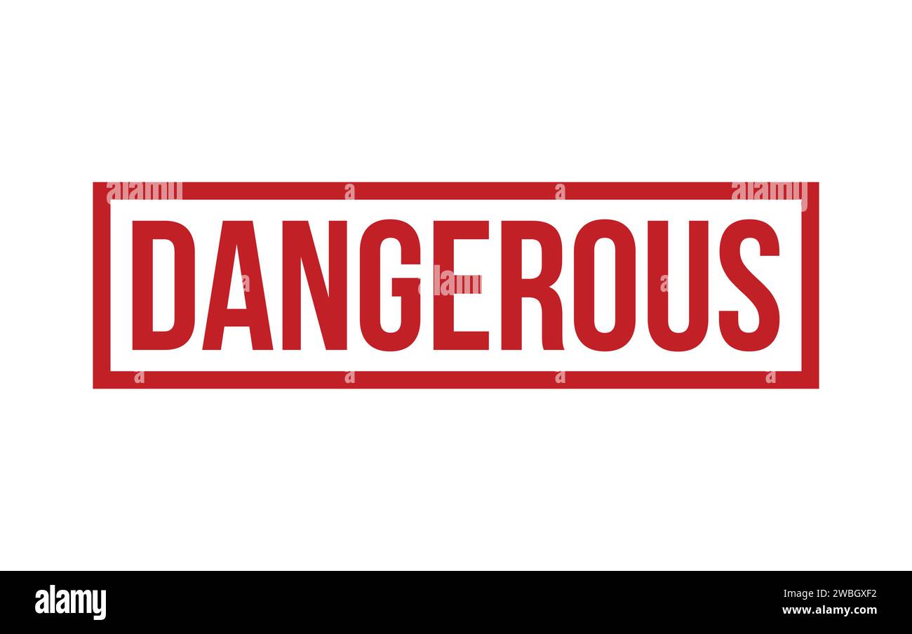 Dangerous Stamp. Dangerous Rubber grunge Stamp Seal Stock Vector Image ...
