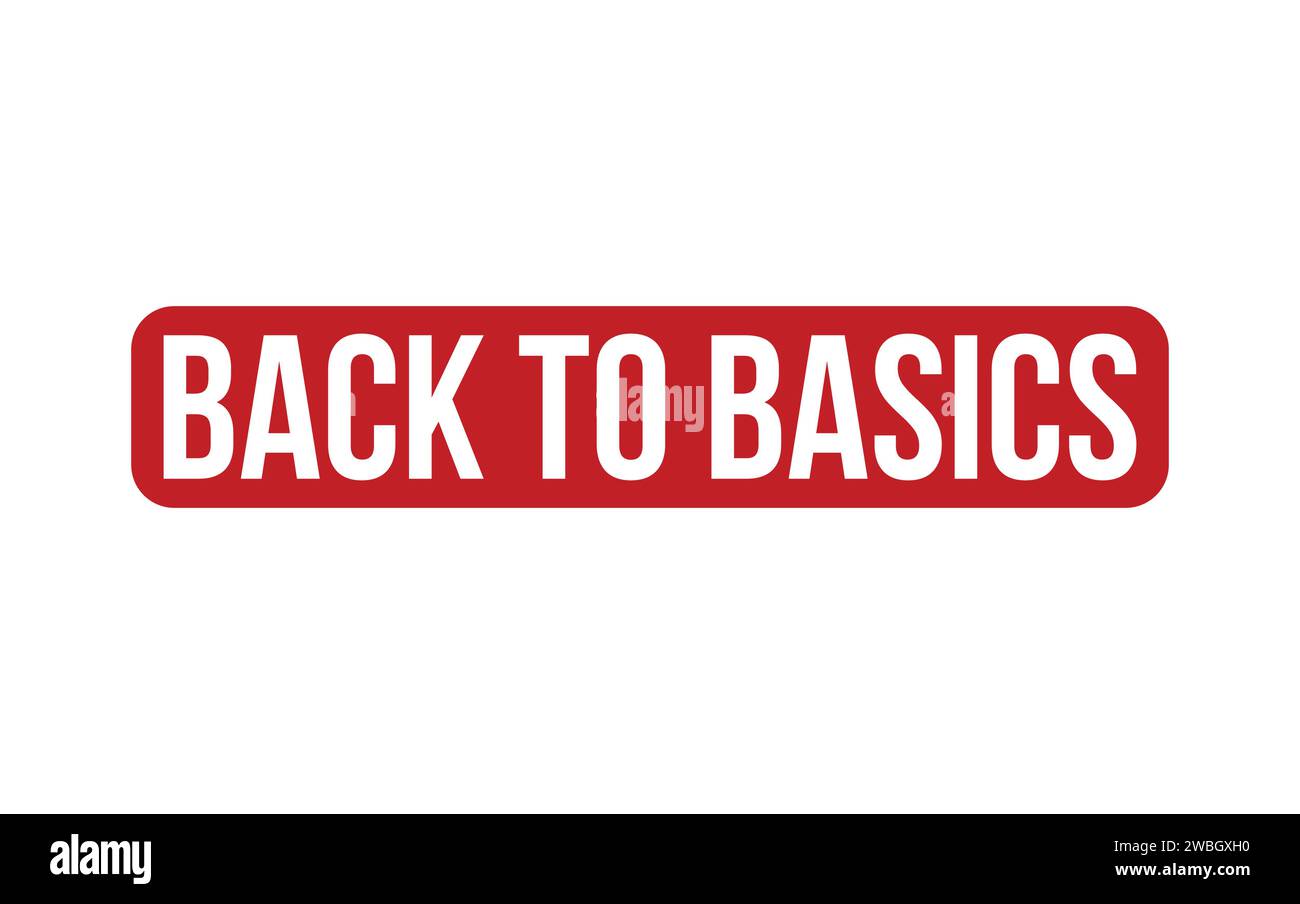 Back to basics Stamp. Red Back to basics Rubber grunge Stamp Stock ...