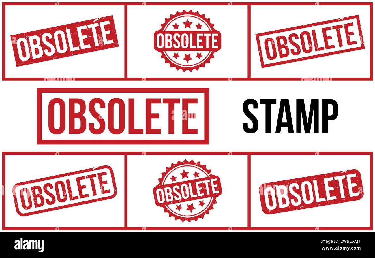 Obsolete word Stock Vector Images - Alamy