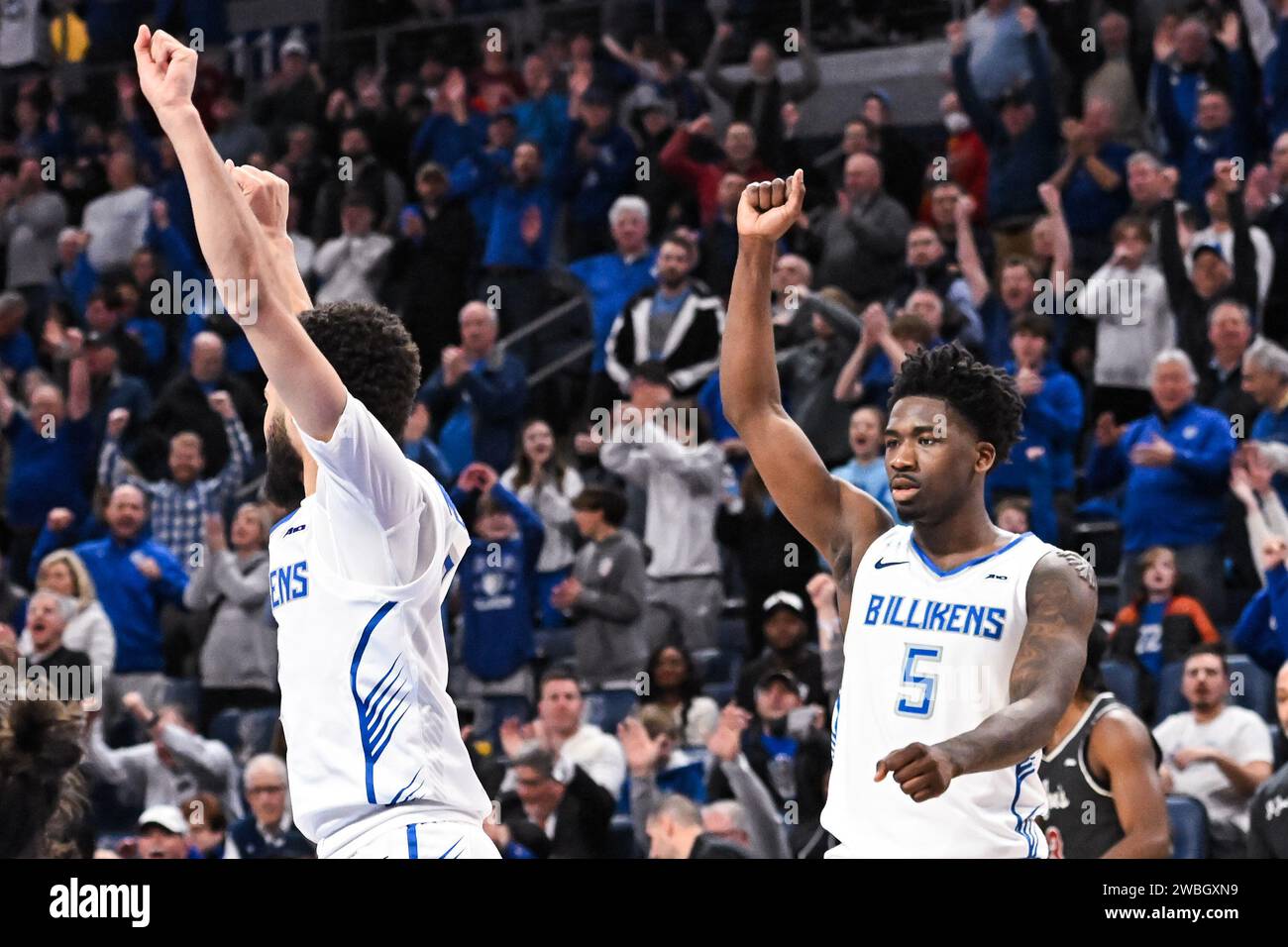JANUARY 10, 2024: Saint Louis Billikens guard Michael Meadows Jr. (7 ...