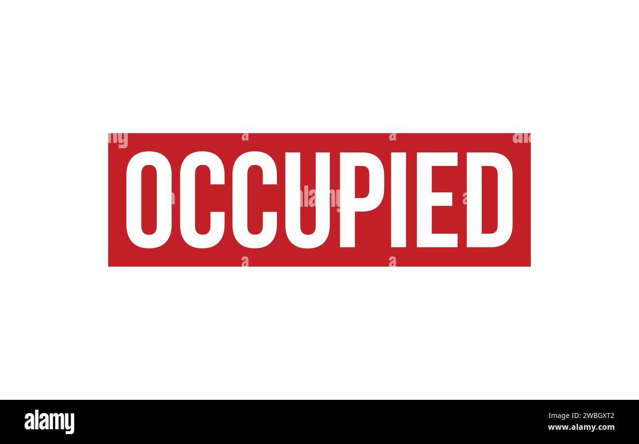 Occupied Stamp. Occupied Rubber grunge Stamp Seal Stock Vector Image ...