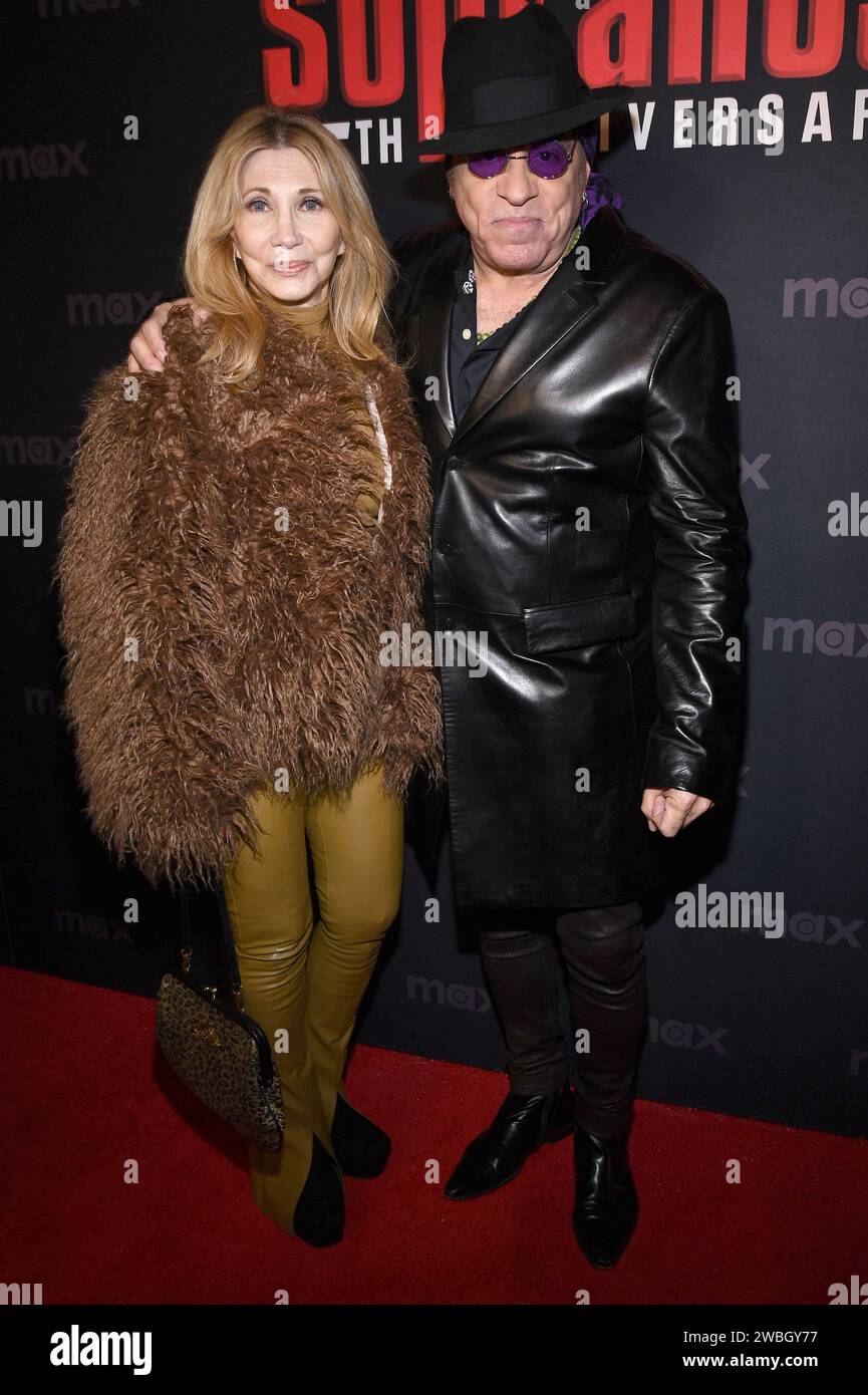 New York, USA. 10th Jan, 2024. L-R) Maureen Van Zandt and Steven Van ...
