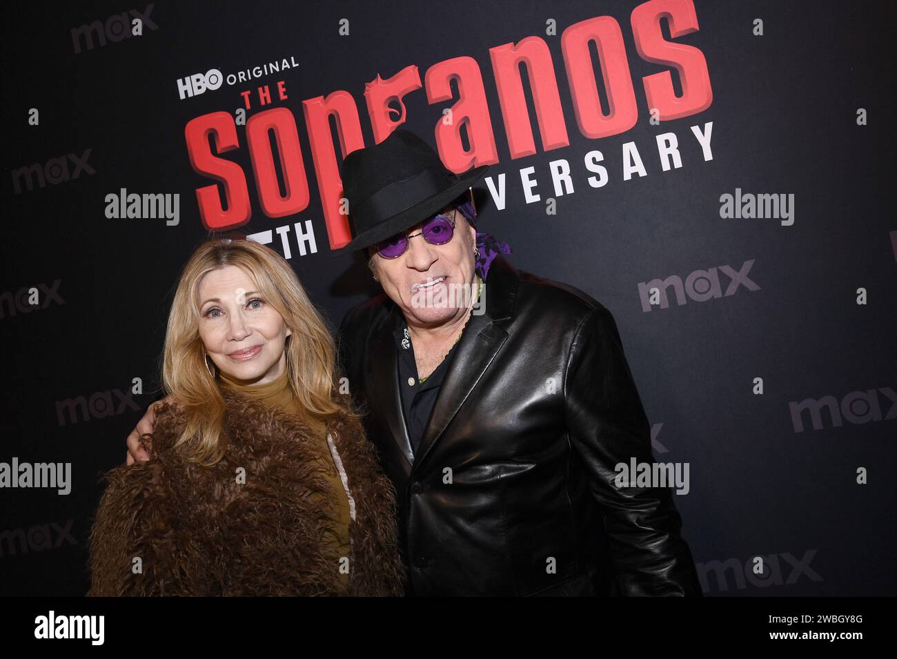 New York, USA. 10th Jan, 2024. L-R) Maureen Van Zandt and Steven Van ...