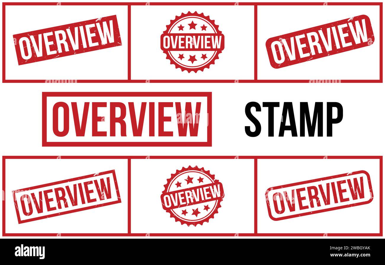 Overview rubber stamp hi-res stock photography and images - Alamy