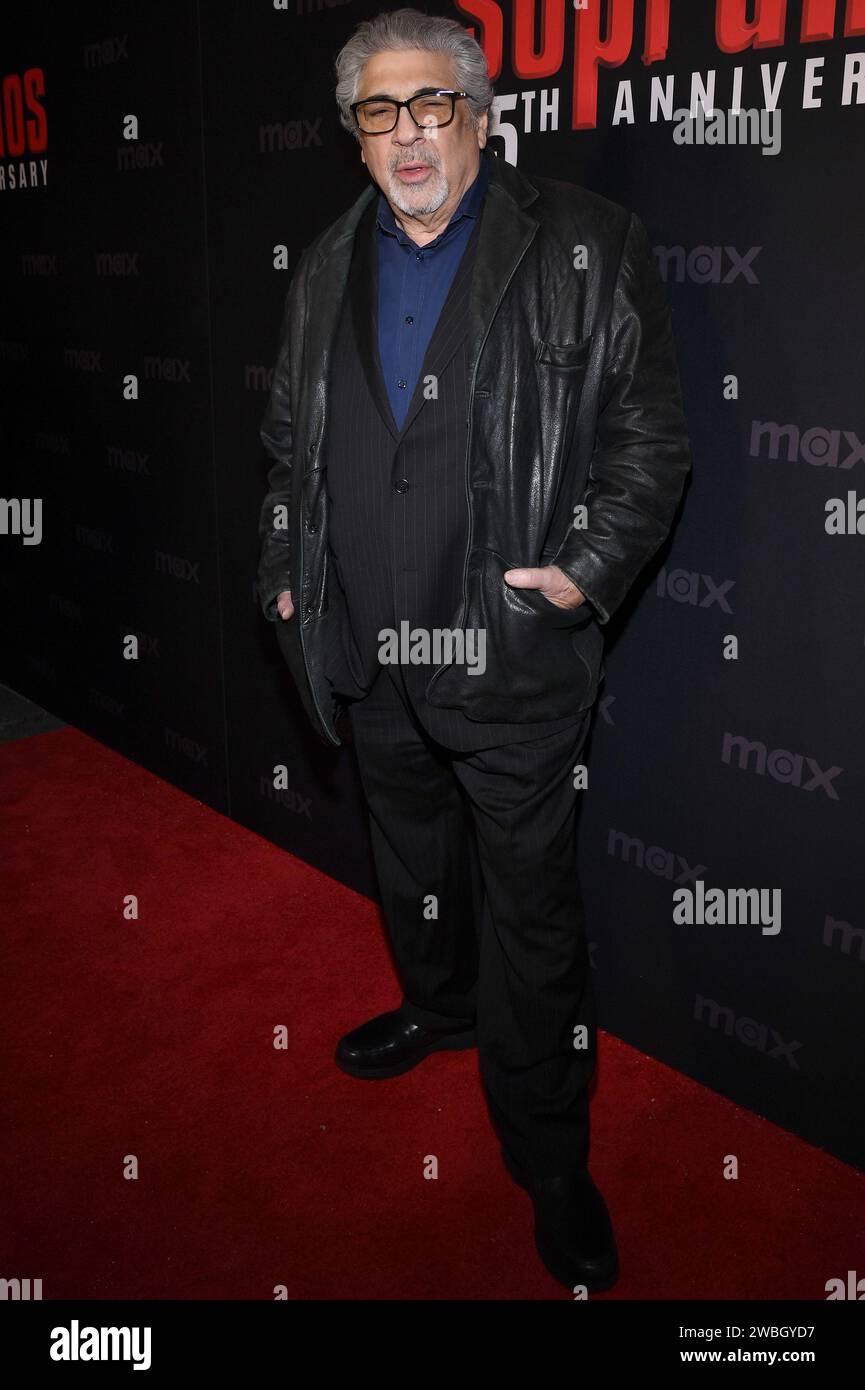 New York, USA. 10th Jan, 2024. Vincent Pastore attends HBO's 'The ...