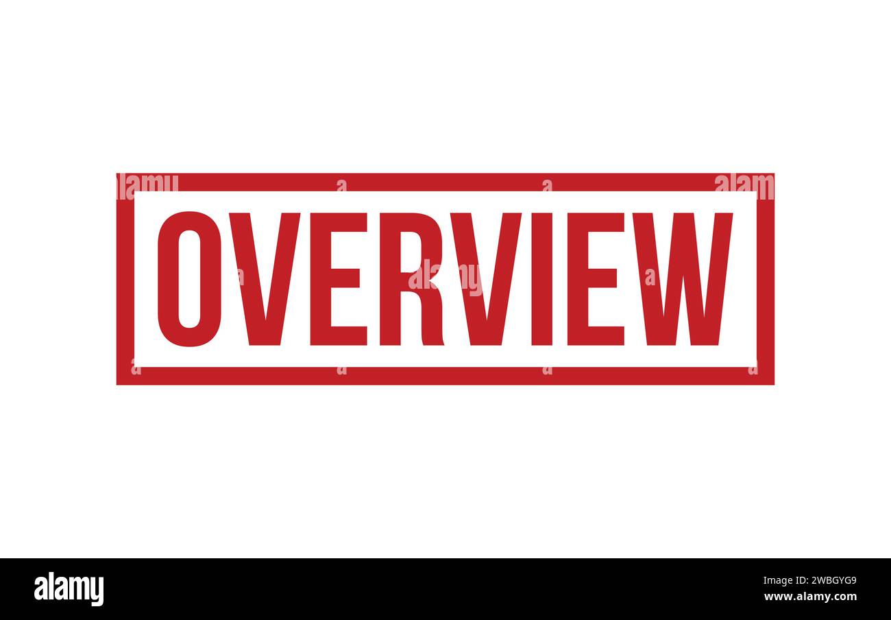 Overview Stamp. Overview Rubber grunge Stamp Seal Stock Vector Image ...
