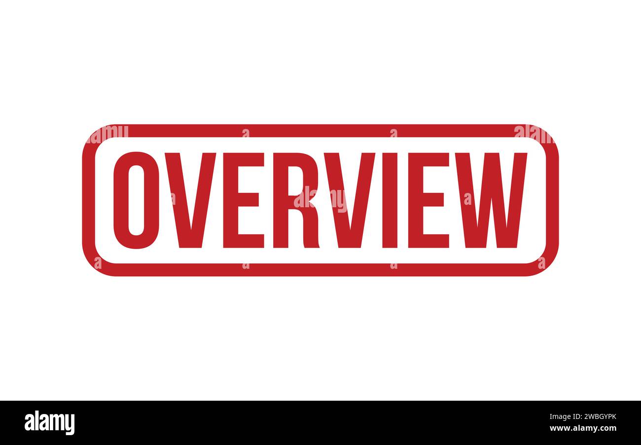 Overview Stamp. Overview Rubber grunge Stamp Seal Stock Vector Image ...