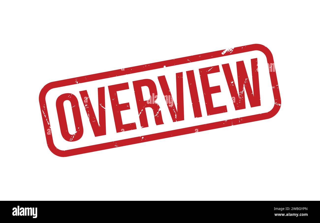 Overview Stamp. Overview Rubber grunge Stamp Seal Stock Vector Image ...