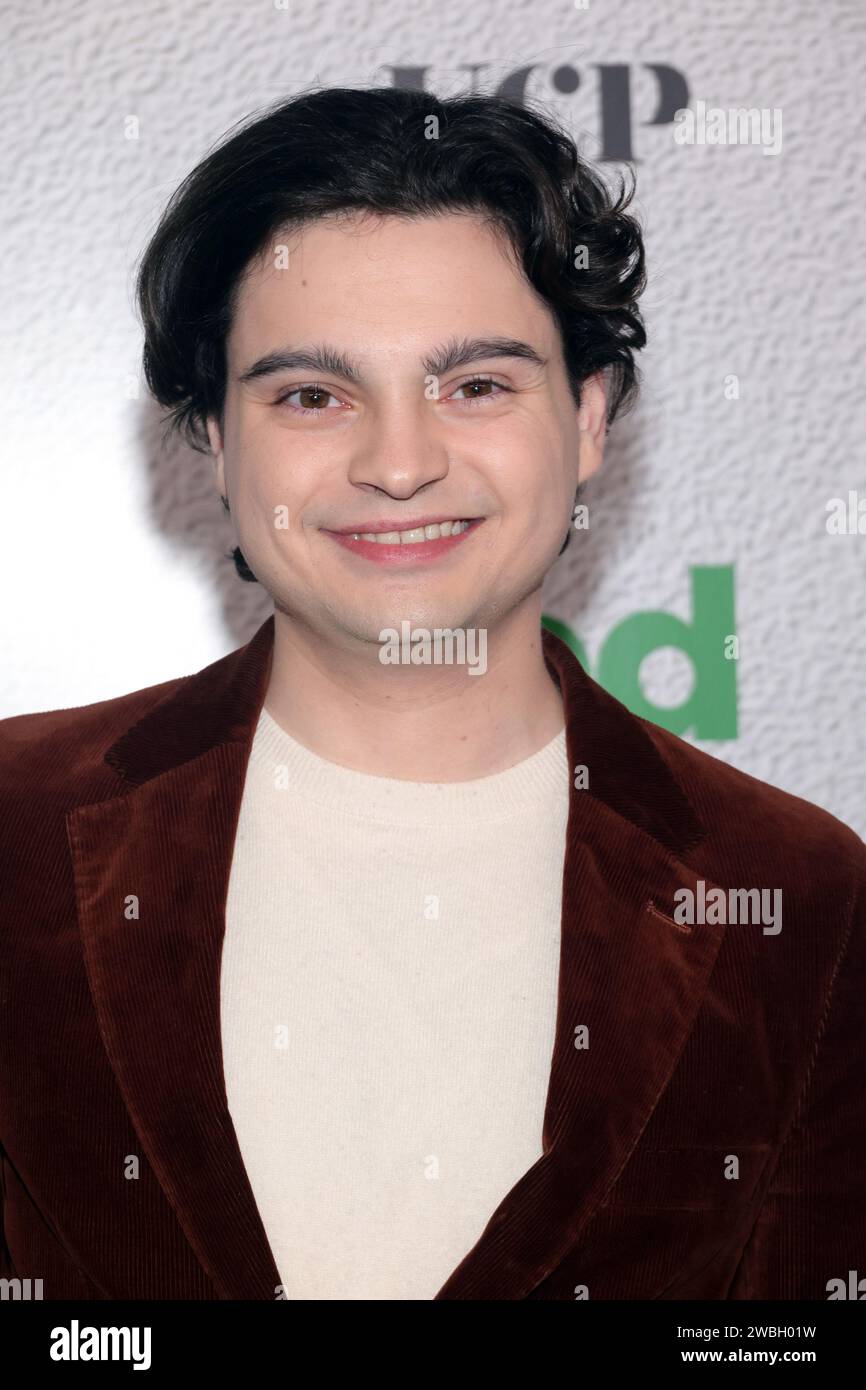 Los Angeles, Ca. 10th Jan, 2024. Max Burkholder at PeacockÕs Ted Series ...
