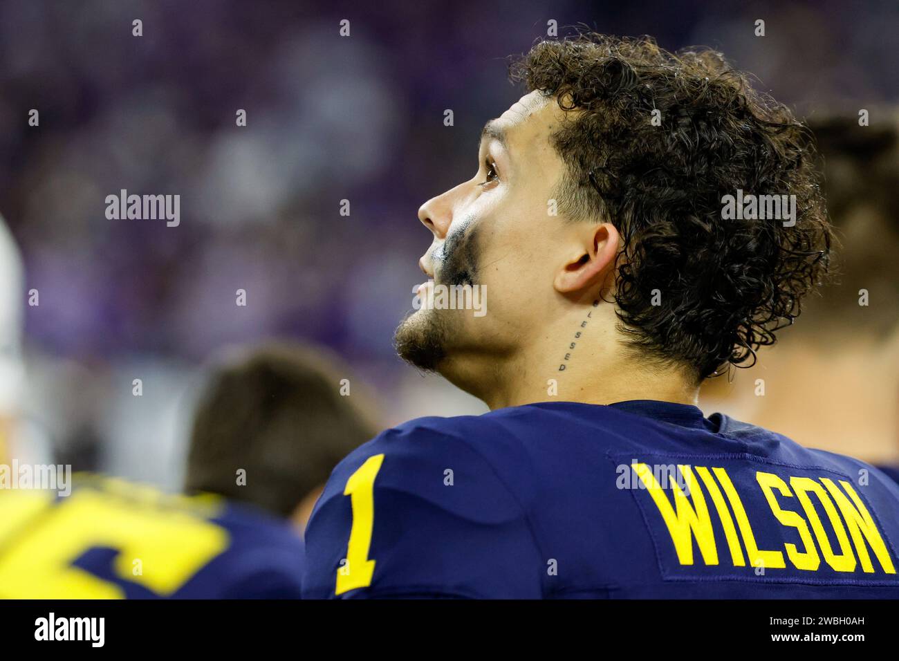 Houston, TX, USA. 8th Jan, 2024. Michigan Wolverines wide receiver ...