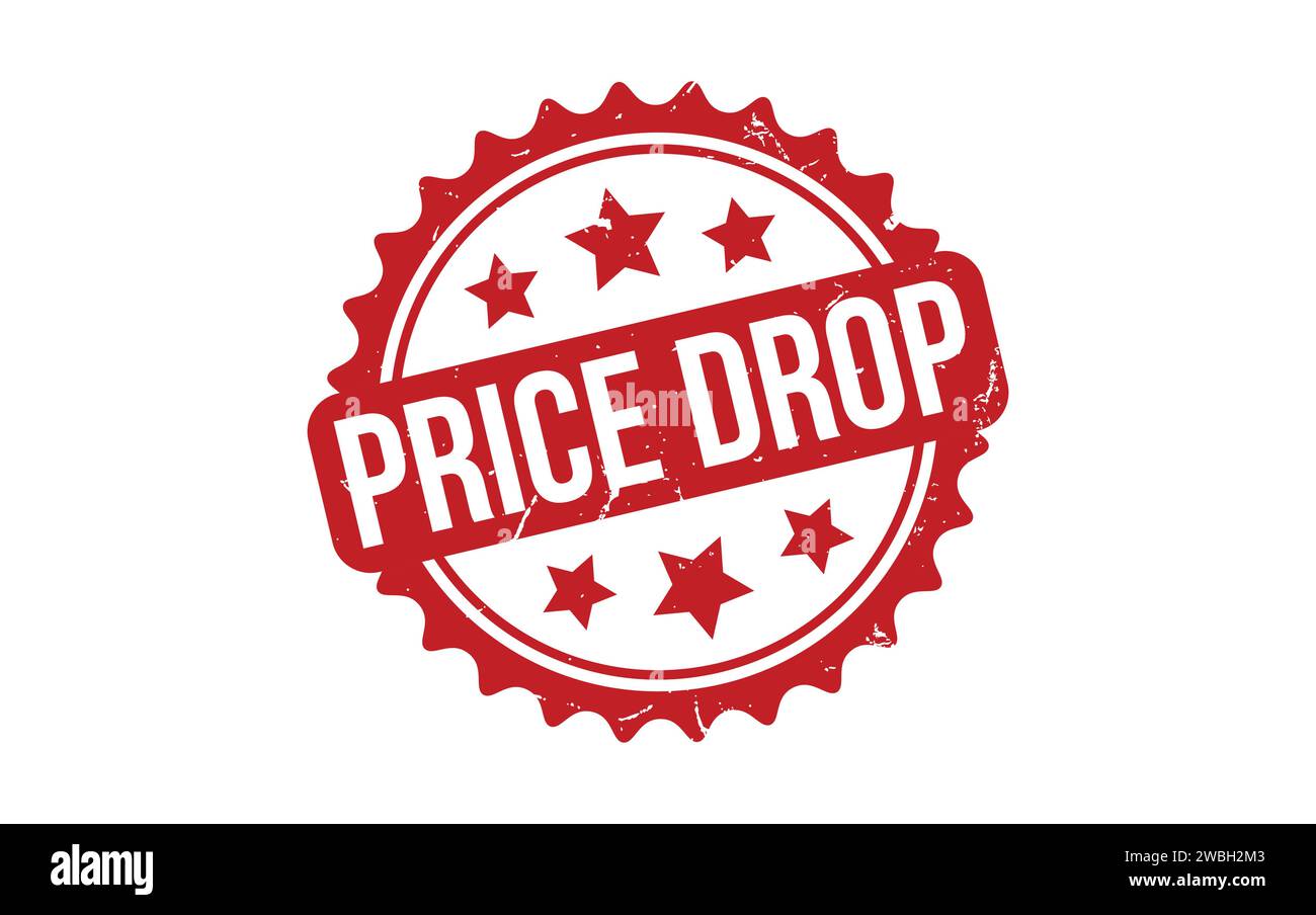 Price Drop Stamp. Red Price Drop Rubber grunge Stamp Stock Vector Image ...