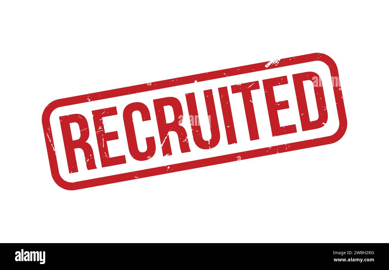 Recruited stamp Stock Vector Images - Alamy