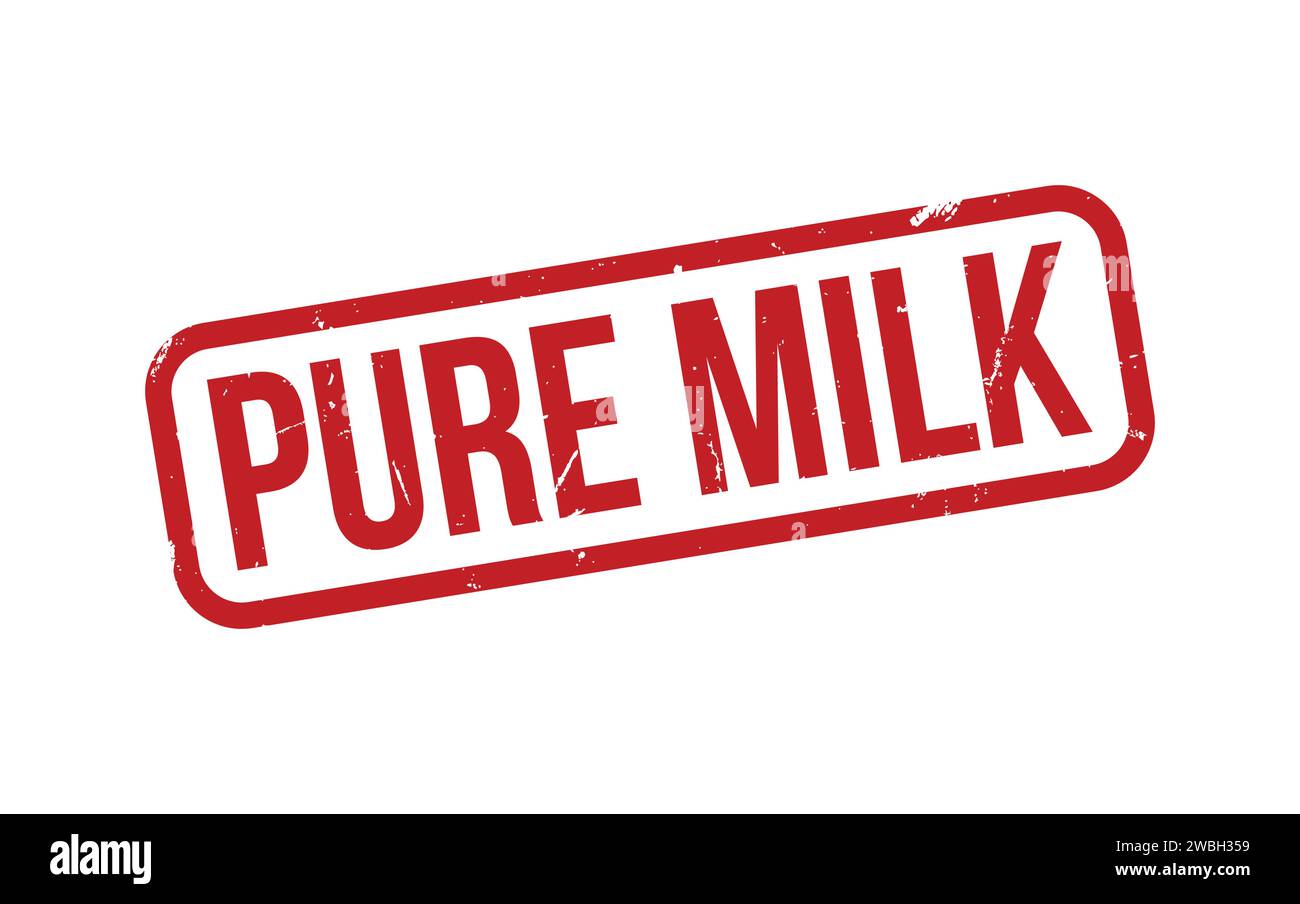 Pure Milk Stamp. Pure Milk Rubber grunge Stamp Seal Stock Vector Image ...