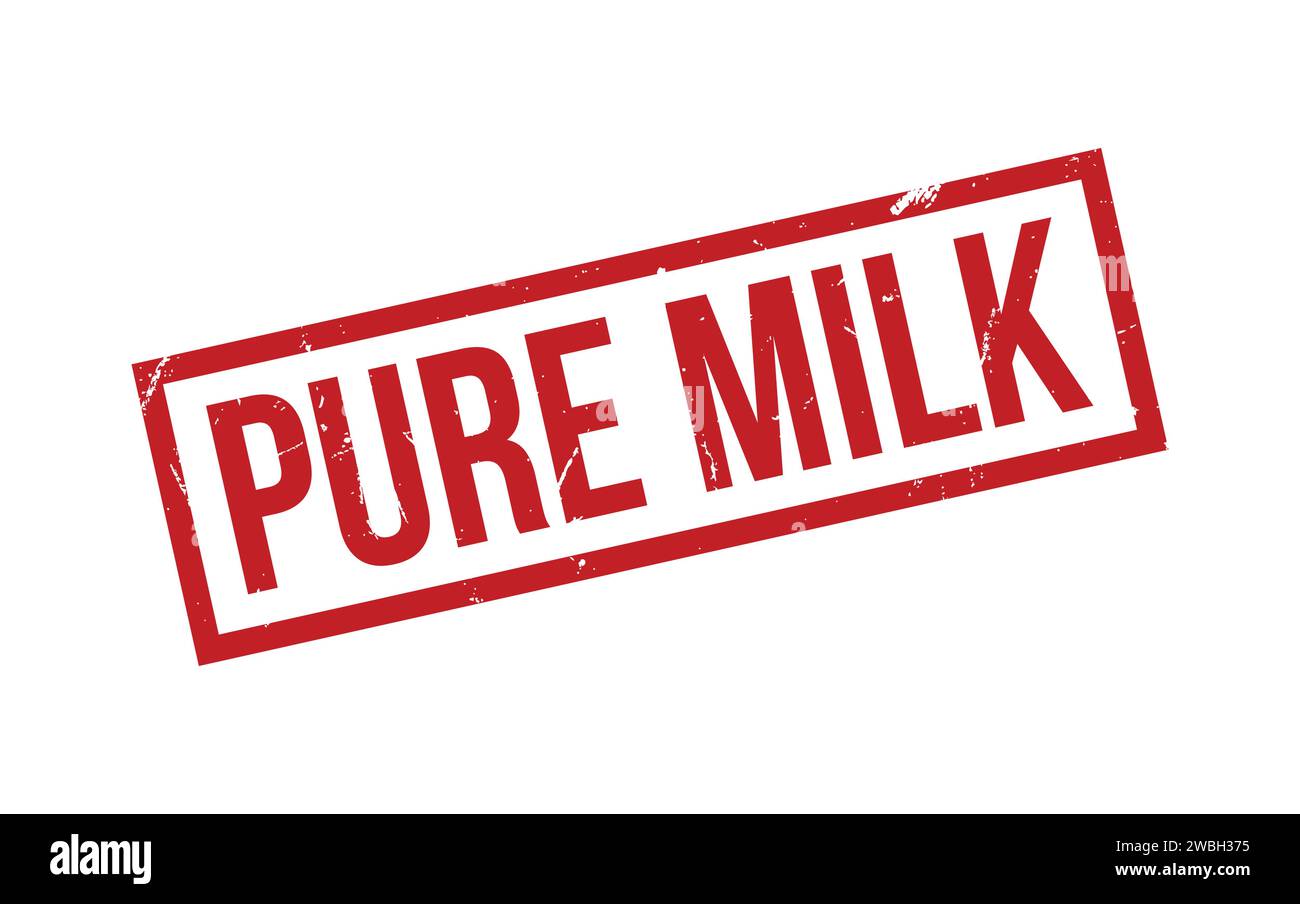 Pure Milk Stamp. Pure Milk Rubber grunge Stamp Seal Stock Vector Image ...