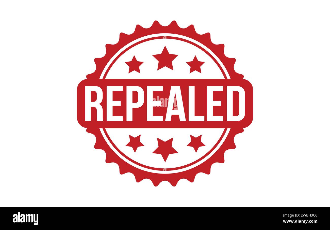 Repealed sign Cut Out Stock Images & Pictures - Alamy