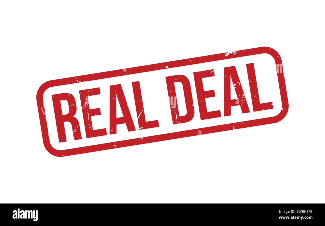 Real Deal Stamp. Real Deal Rubber grunge Stamp Seal Stock Vector Image ...