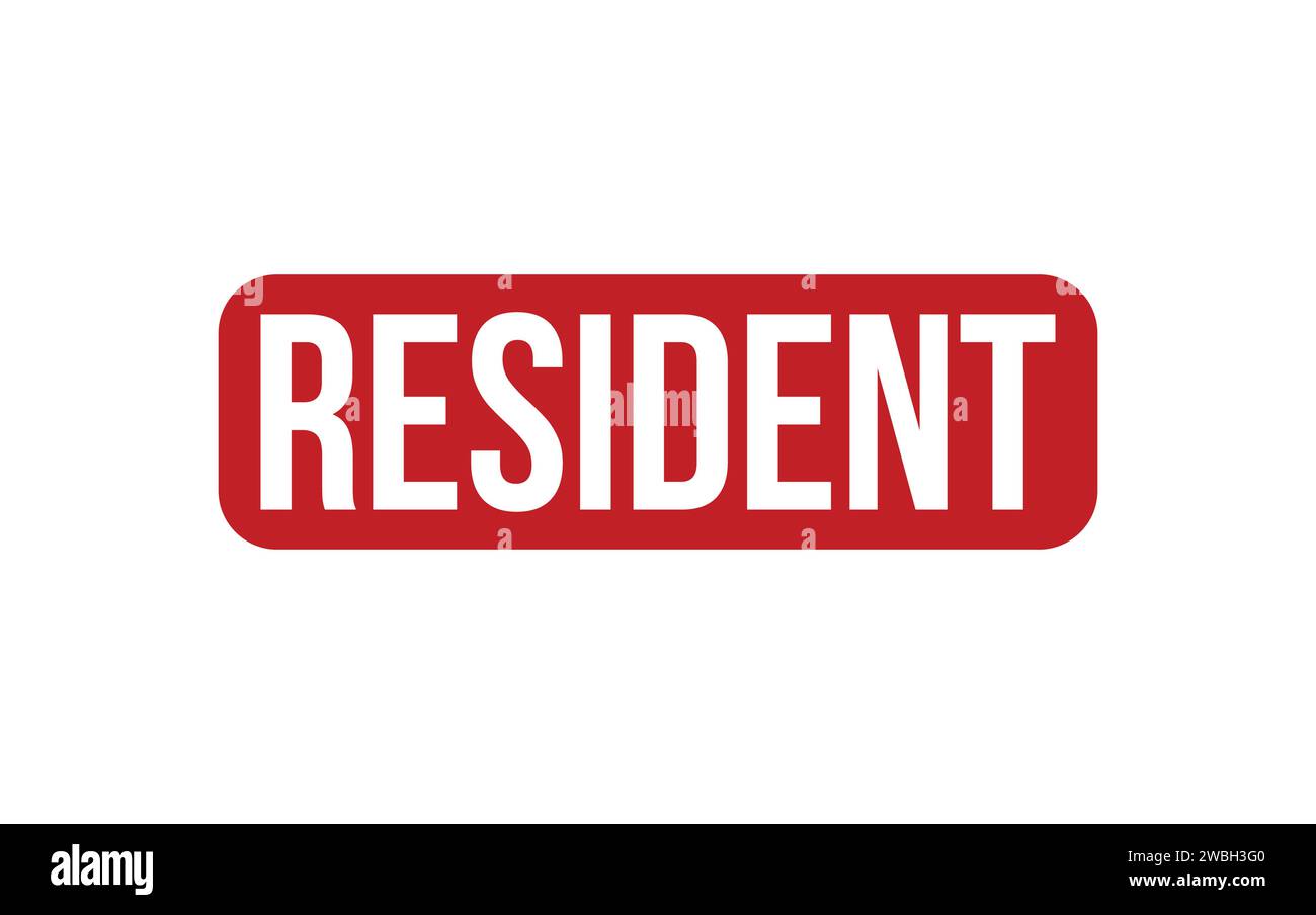 Resident Stock Vector Images - Alamy