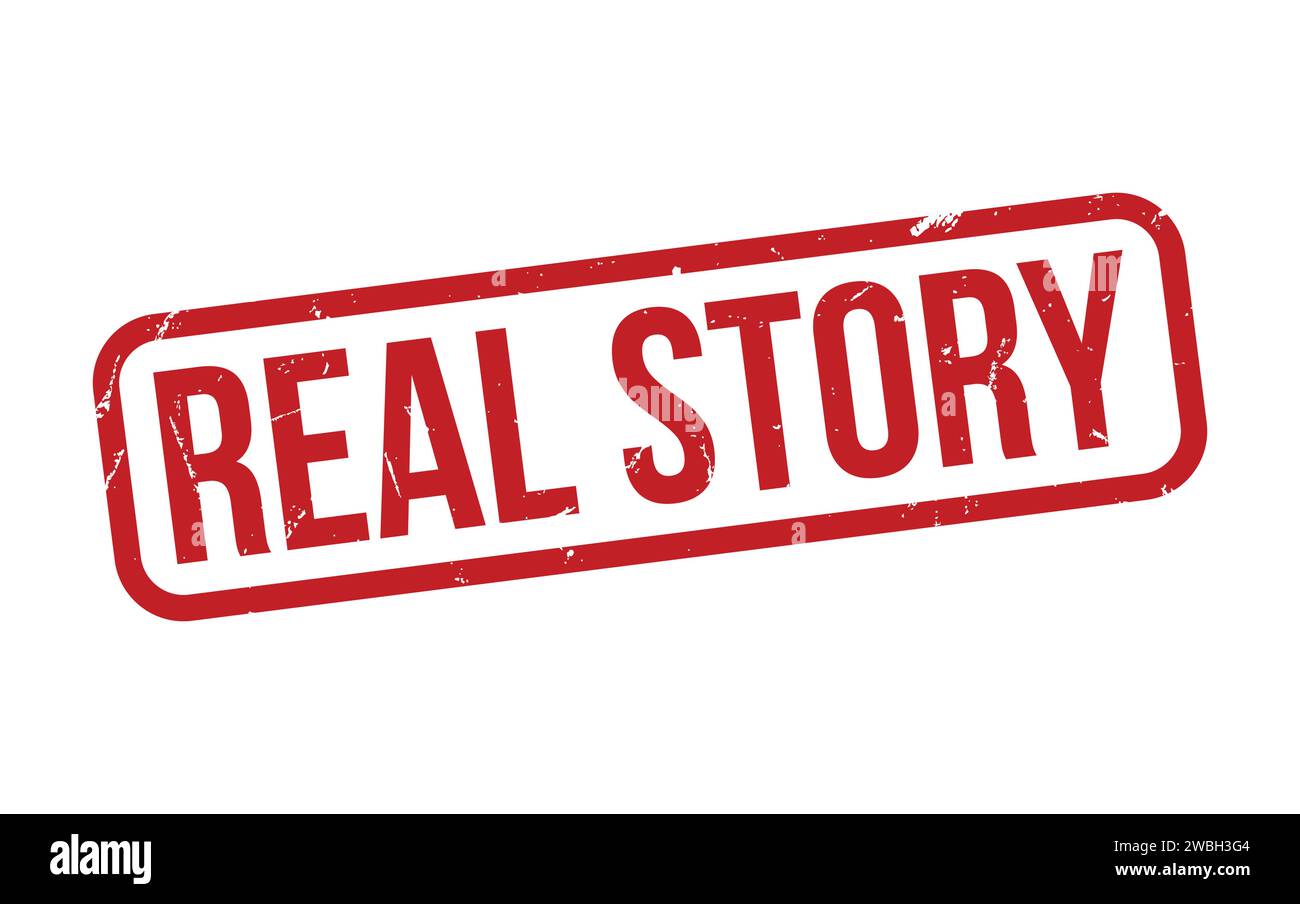 Real story rubber stamp Stock Vector Images - Alamy