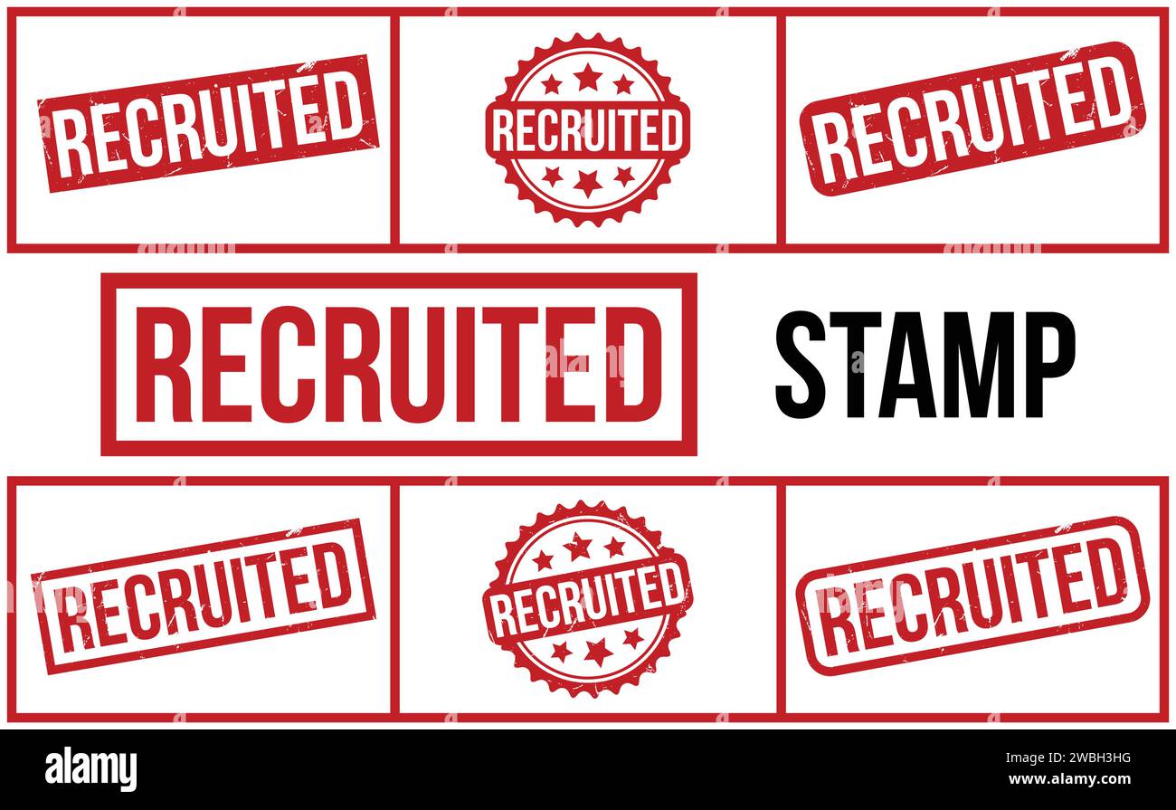 Recruited stamp hi-res stock photography and images - Alamy