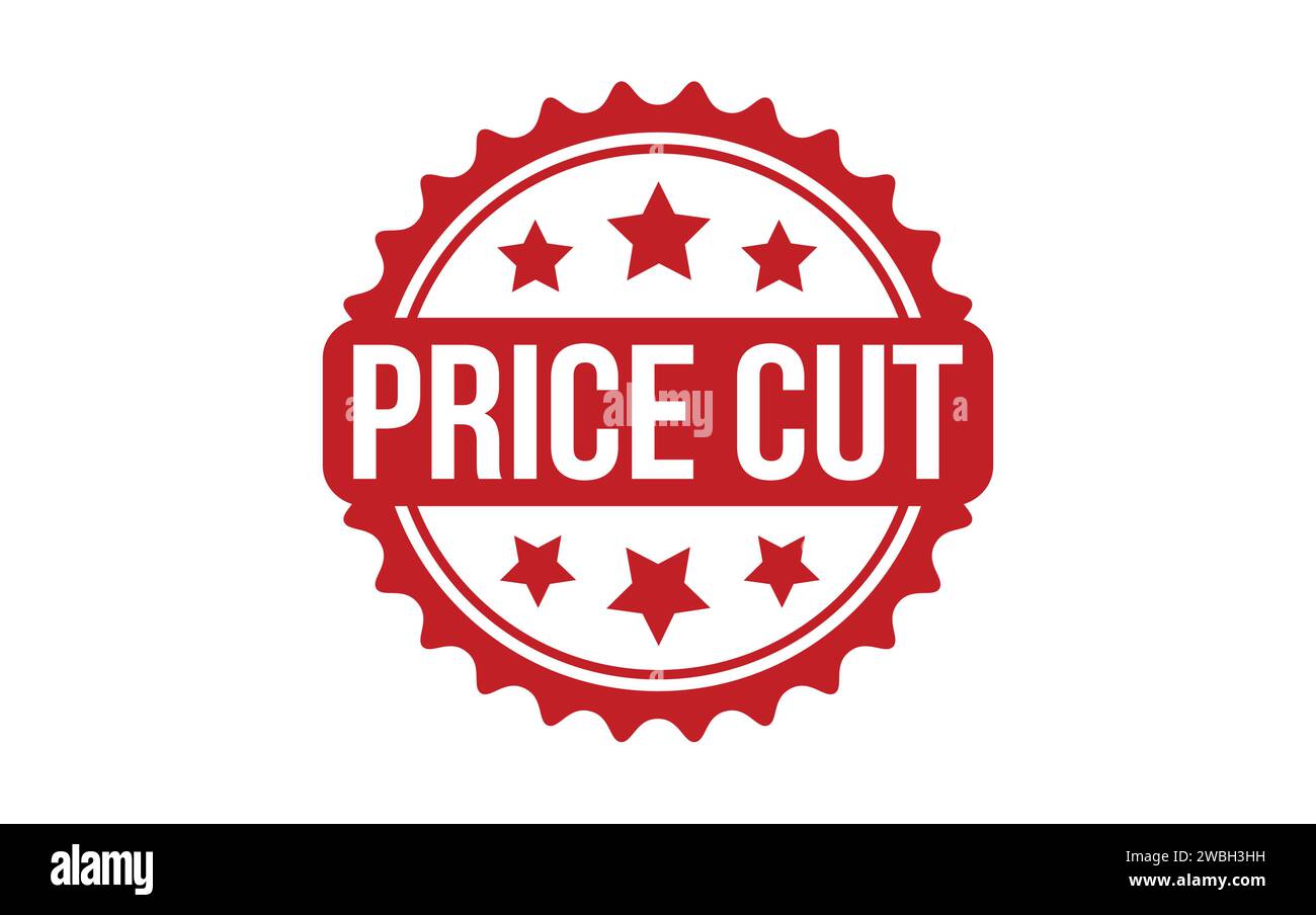 Price cut stamp Stock Vector Images - Alamy