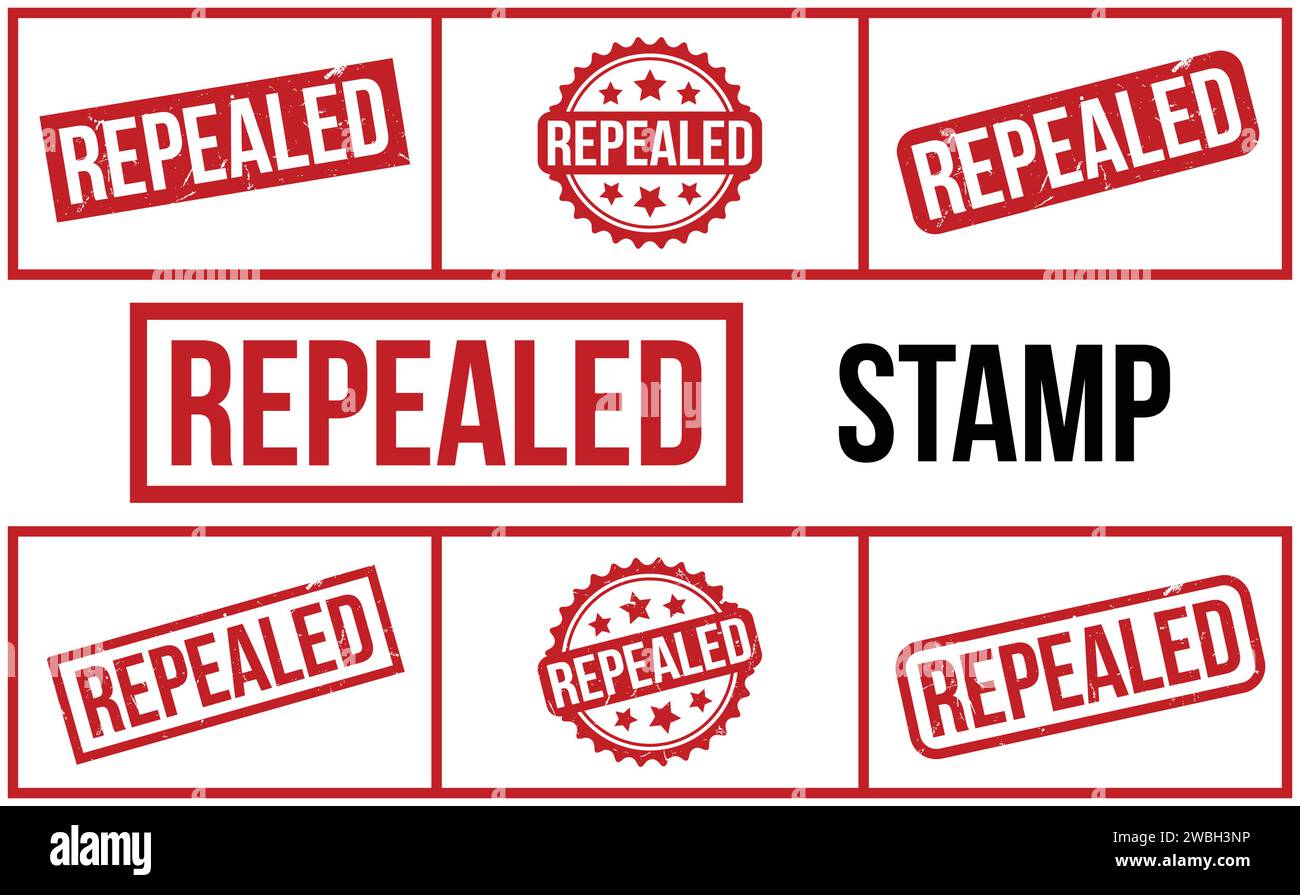 Repealed sign Cut Out Stock Images & Pictures - Alamy