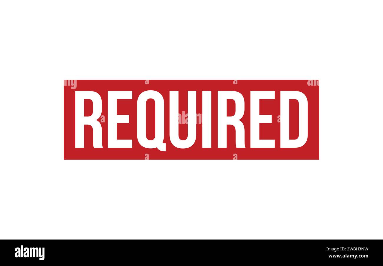 Required stamp sign seal hi-res stock photography and images - Alamy