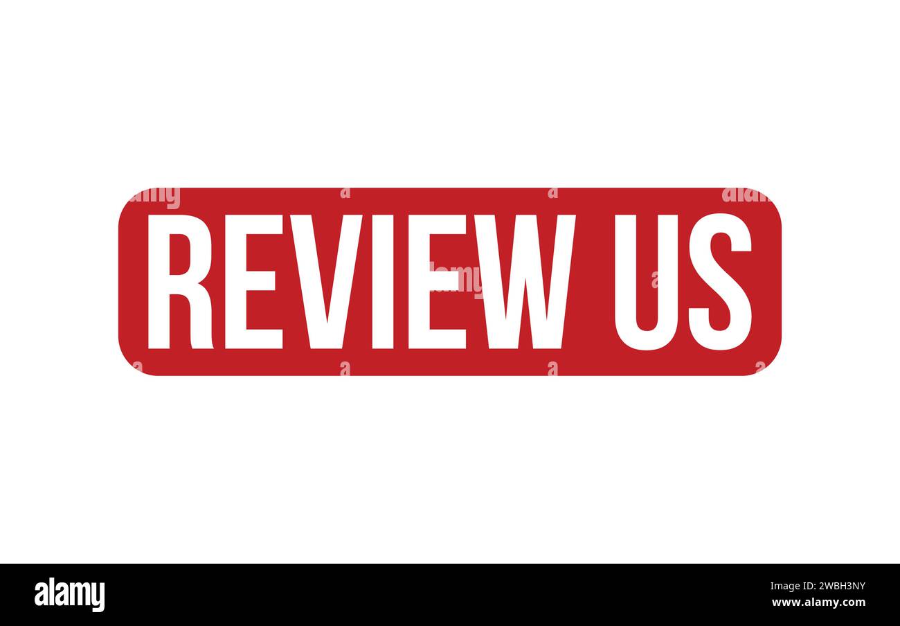 Review Us Stamp. Red Review Us Rubber grunge Stamp Stock Vector Image ...