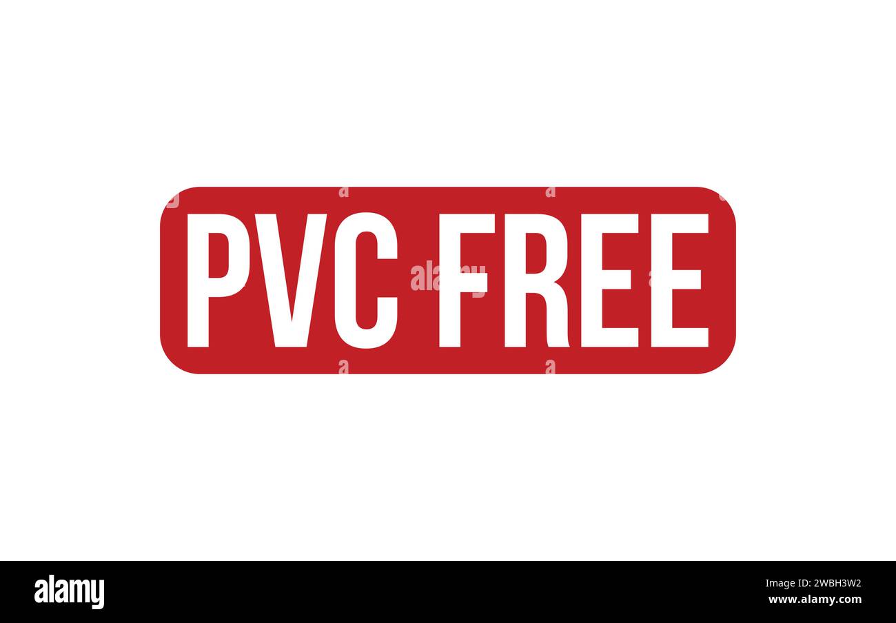 Pvc Free Stamp. Red Pvc Free Rubber grunge Stamp Stock Vector Image ...