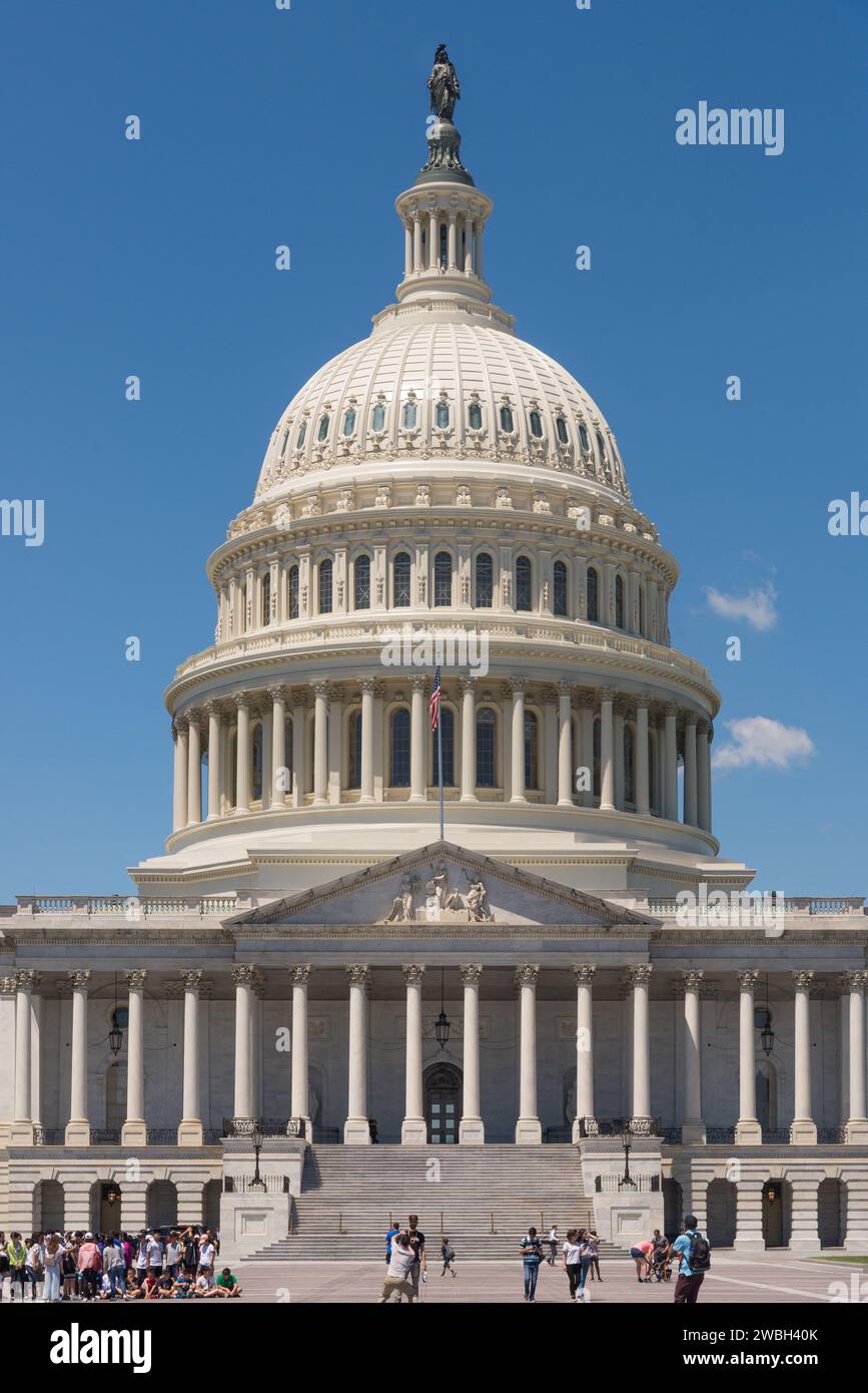 US Capitol Building, the seat of government, Washington DC Stock Photo ...