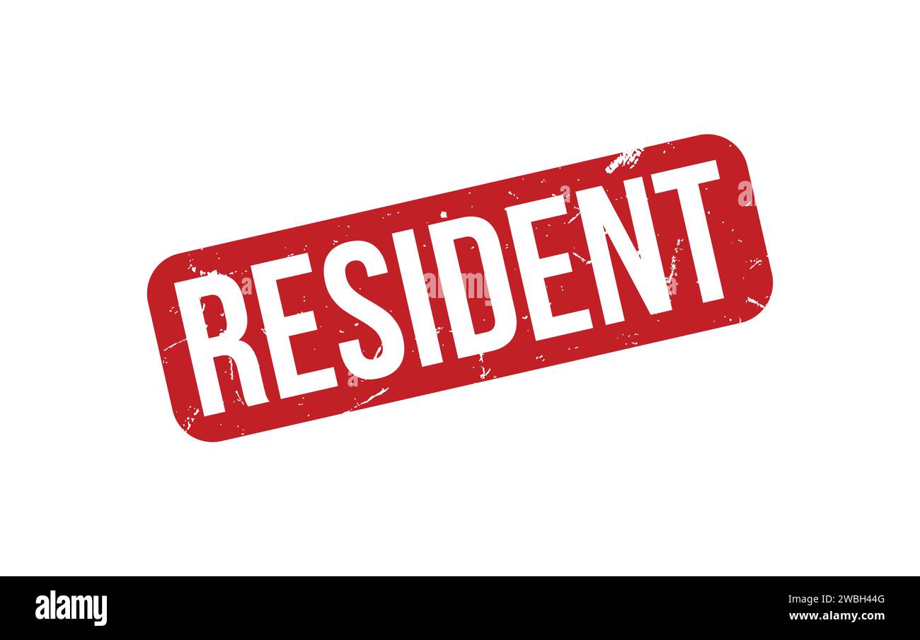 Resident vector vectors hi-res stock photography and images - Alamy