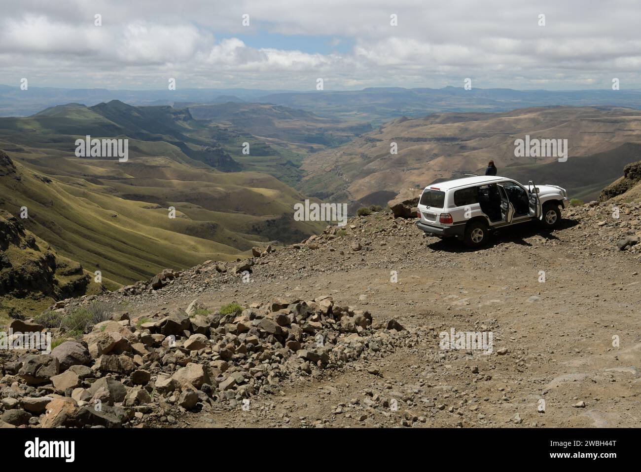Beautiful Sani mountain pass valley, amazing African landscape ...