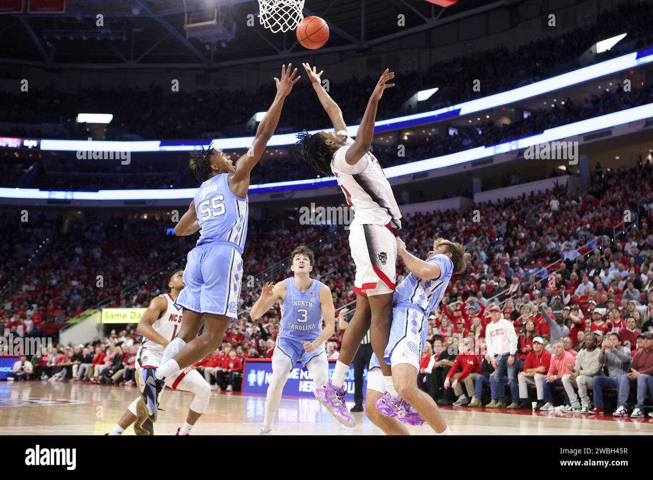 RALEIGH, NC - JANUARY 10: North Carolina State Wolfpack guard Dennis ...