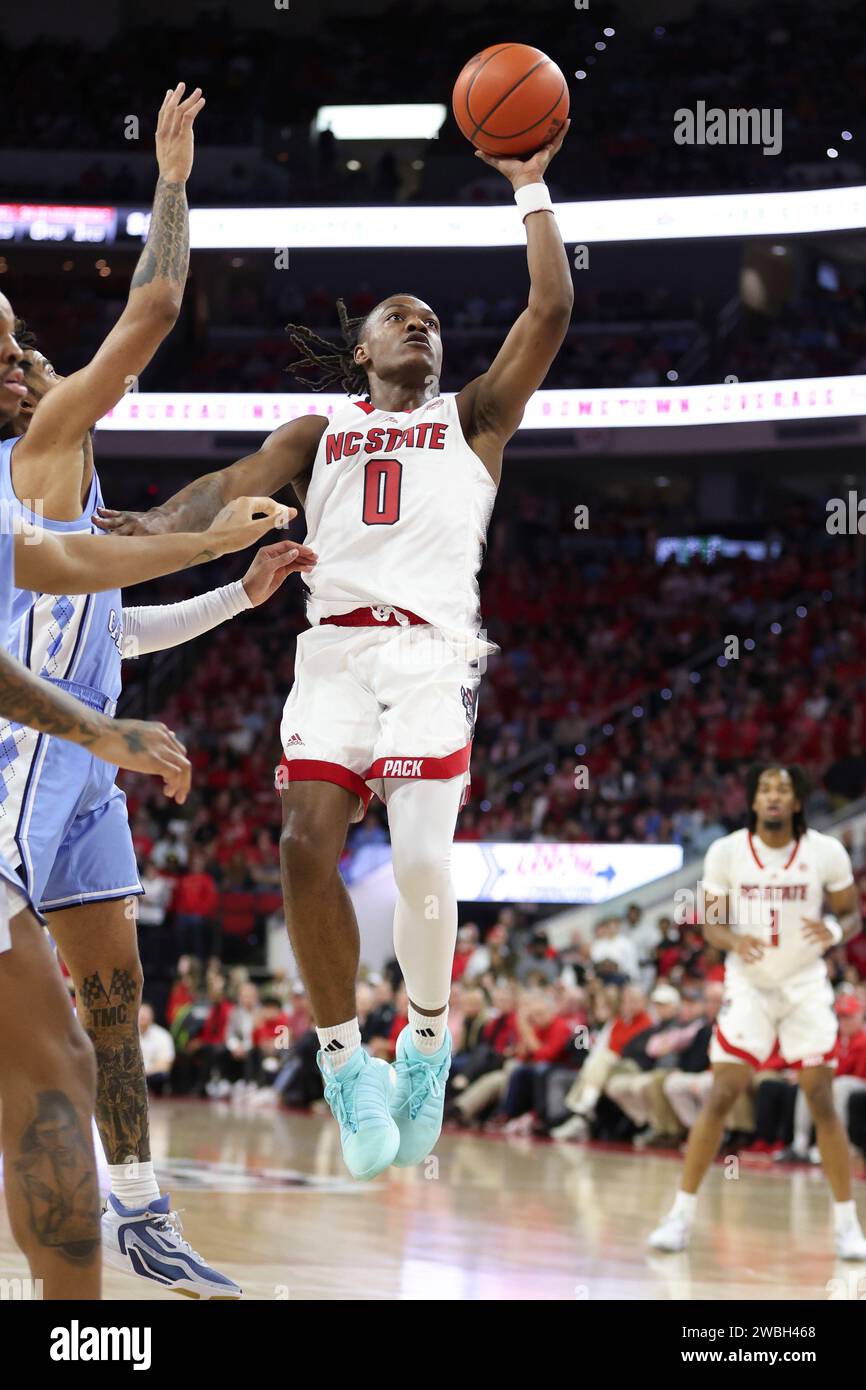 RALEIGH, NC - JANUARY 10: North Carolina State Wolfpack guard DJ Horne ...